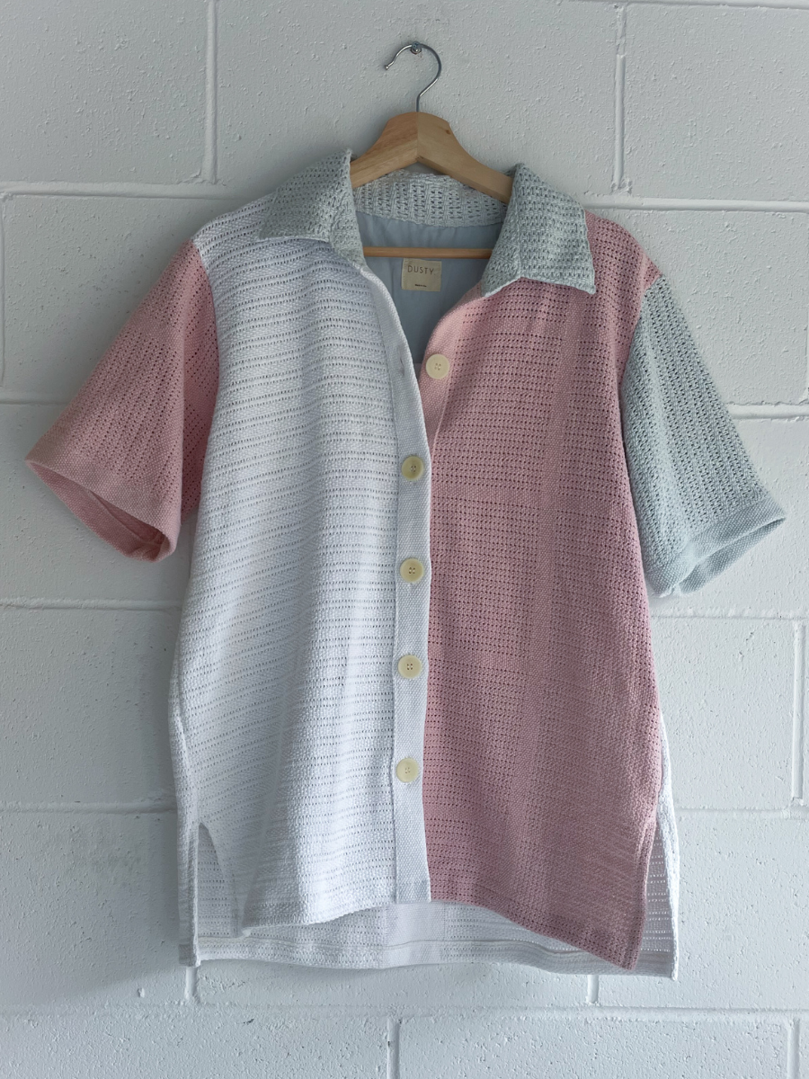 Lenni Shirt in Galah Splice – Dusty The Label